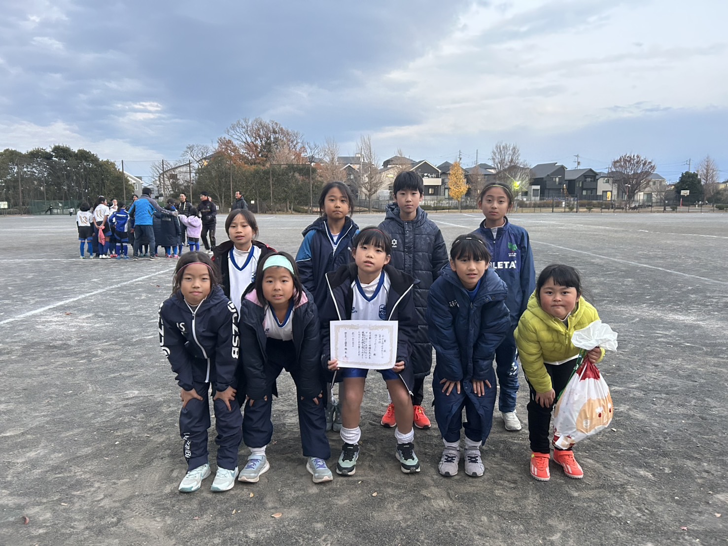 【少女クラス】12/21 緑区少女サッカー大会U10 | 横浜かもめスポーツクラブ